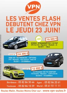 Les ventes flash sont chez VPN