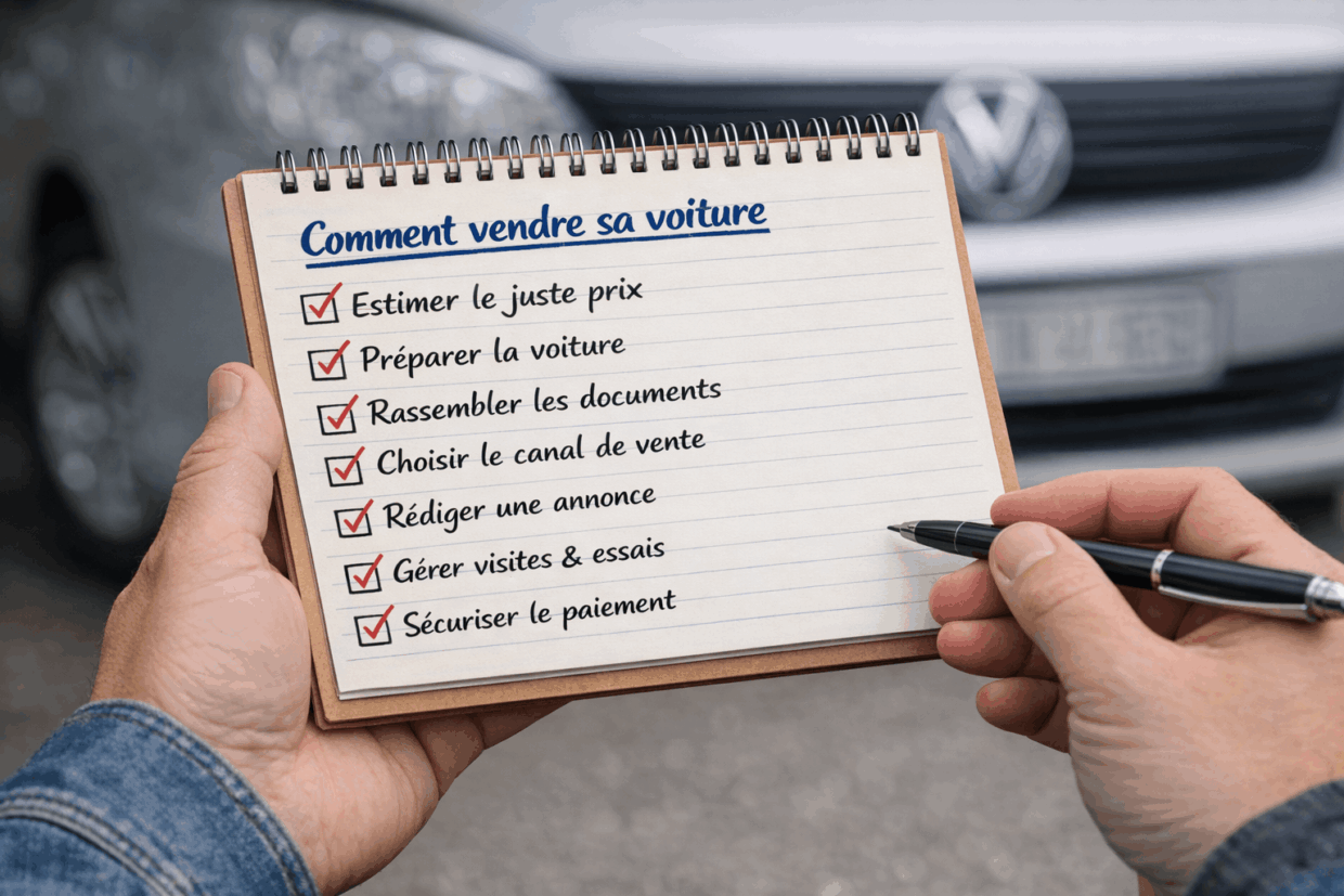 Comment bien vendre sa voiture ? Les 7 étapes clés